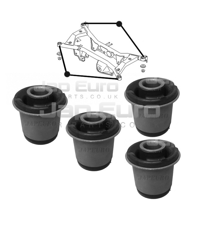 Fits NISSAN X-TRAIL T30 01-05 REAR AXLE CROSS MEMBER SUB-FRAME BUSHES ...
